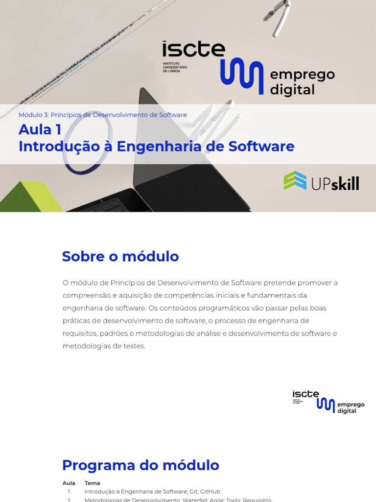 Aula 1 - Introducao A Engenharia de Software Git GitHub | PDF