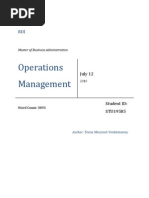 The 4Vs | PDF | Operations Management | Production And Manufacturing
