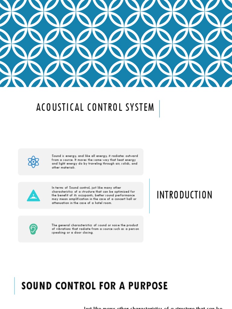 Acoustical Control Systems Explained | PDF | Drywall | Sound