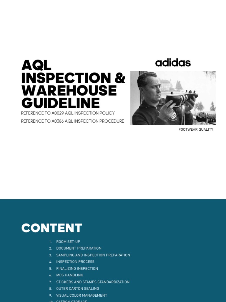 AQL Inspection and Warehouse Guidlines - Feb 20th, 2019 | PDF | Shoe | Warehouse
