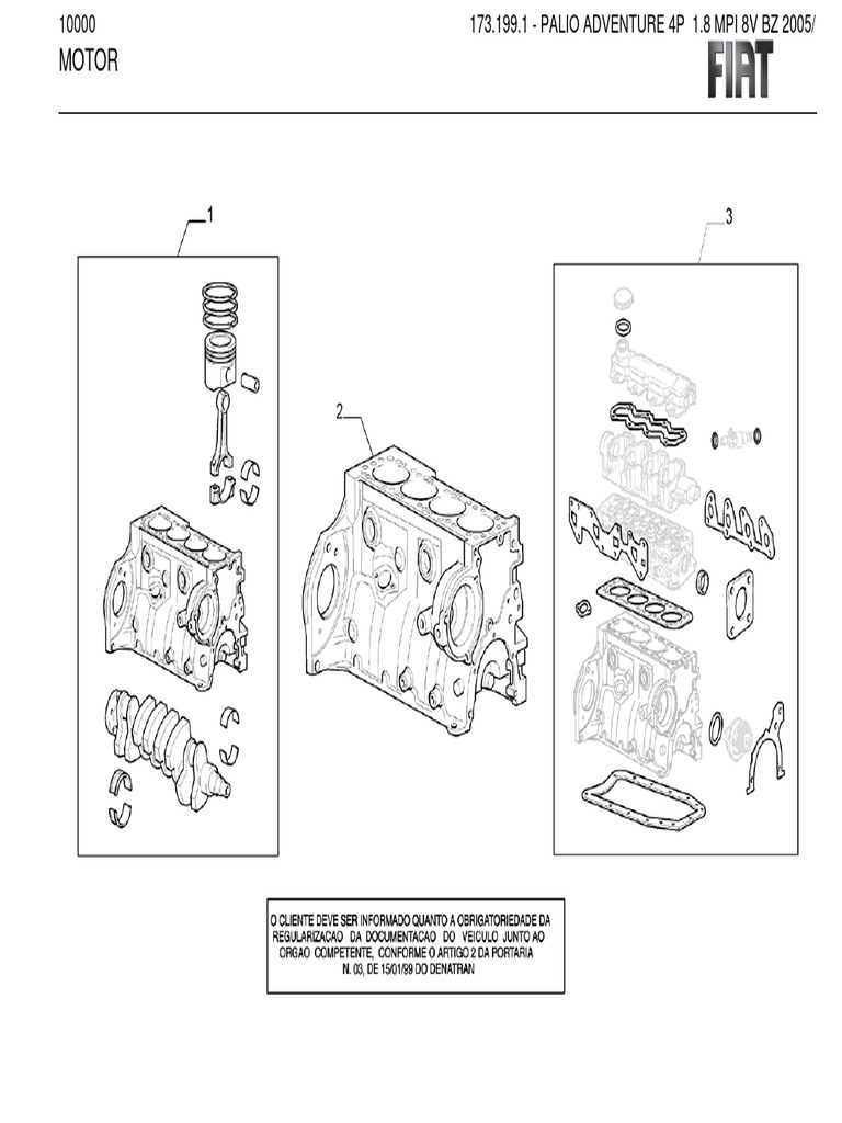 Fiat Palio Adventure 1.8 8V Despiece | PDF | Tecnología de vehículos | Herramientas