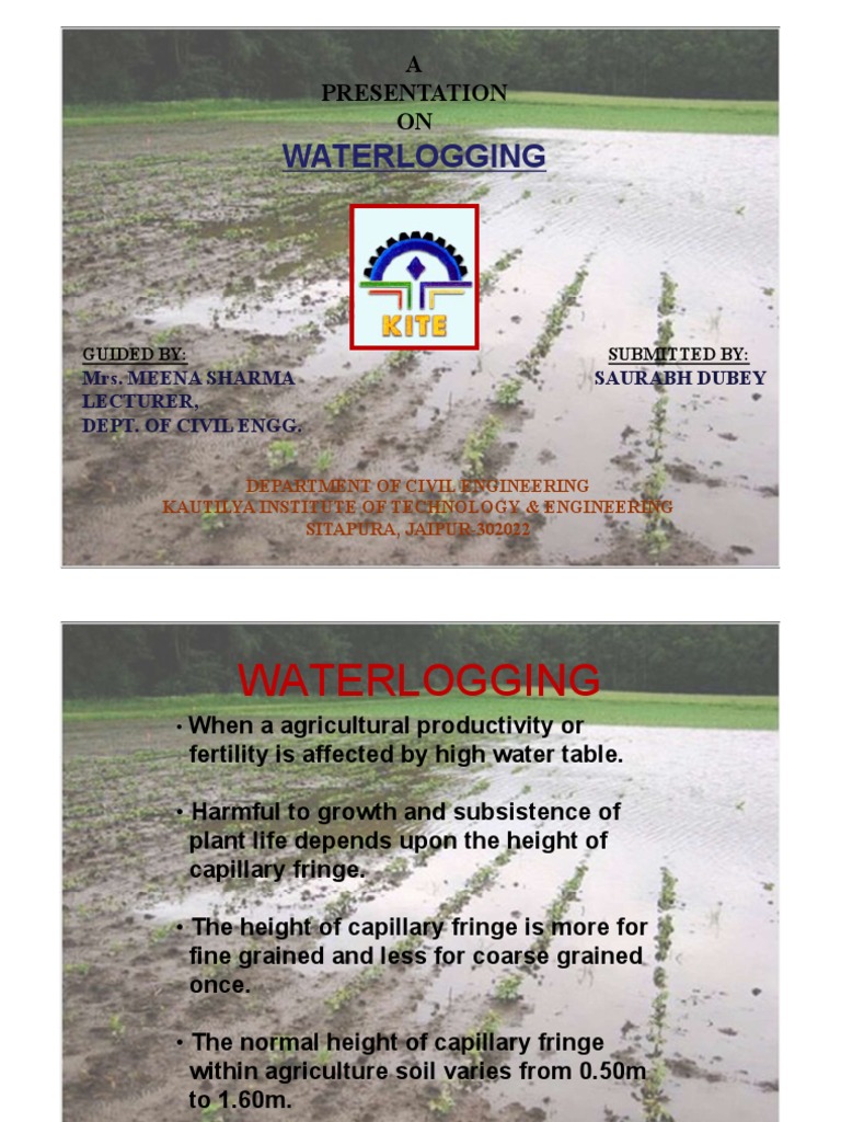 Waterlogging | PDF