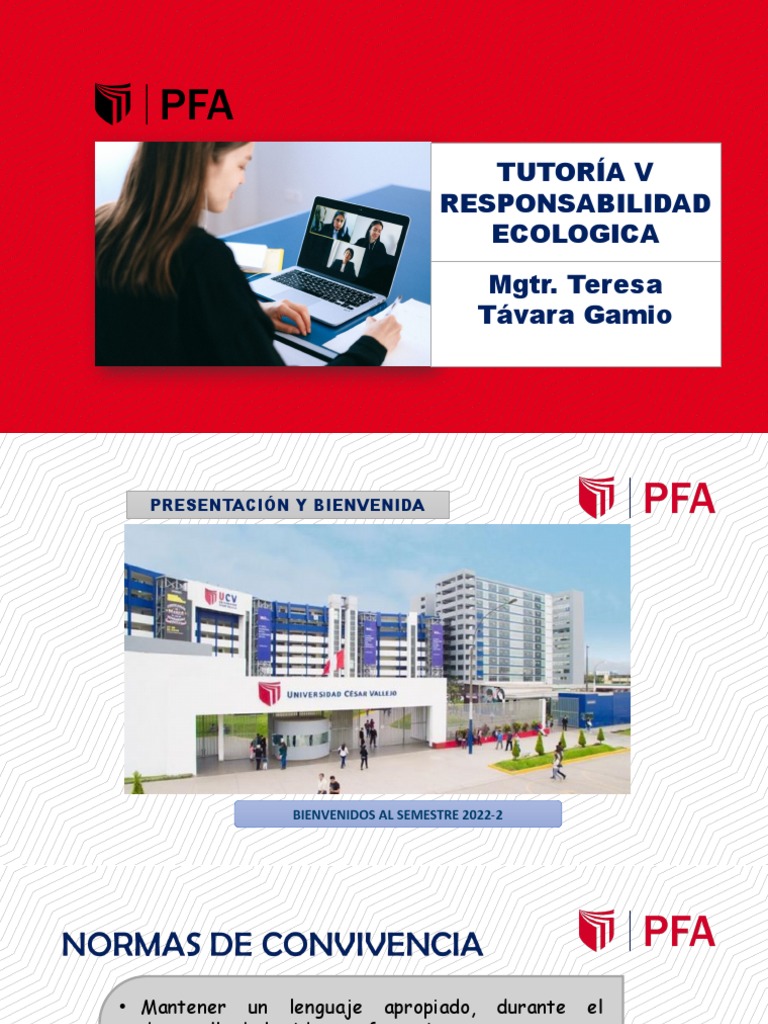 Semana 1 PPT Pfa | PDF | Contaminación | Entorno natural