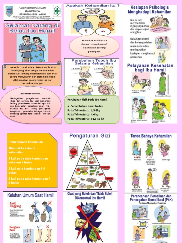 Leflet Kelas Ibu Hamil | PDF