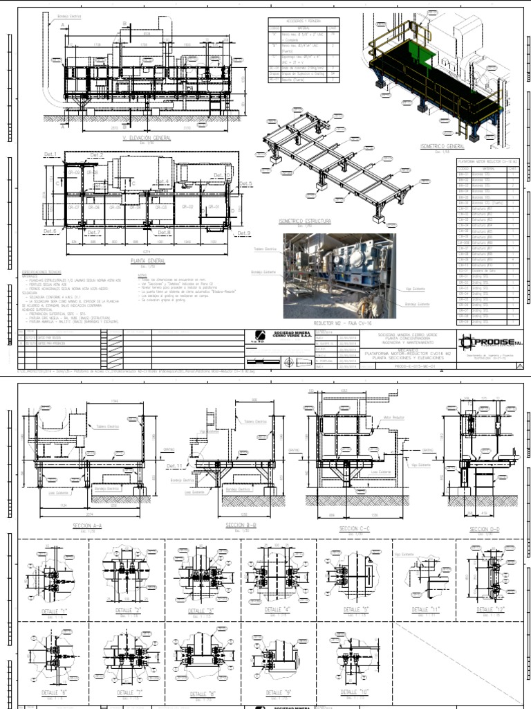 Plataforma Motor-Reductor CV-016 M2 Rev - B | PDF