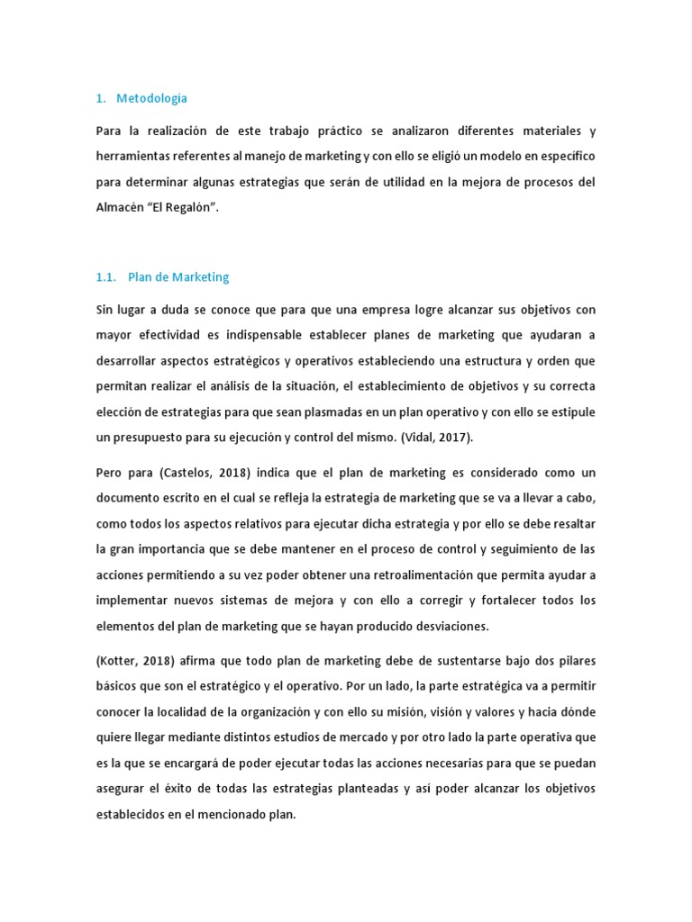 Ejemplo1 Metodología-1 | PDF | Marketing | Marketing de motores de búsqueda