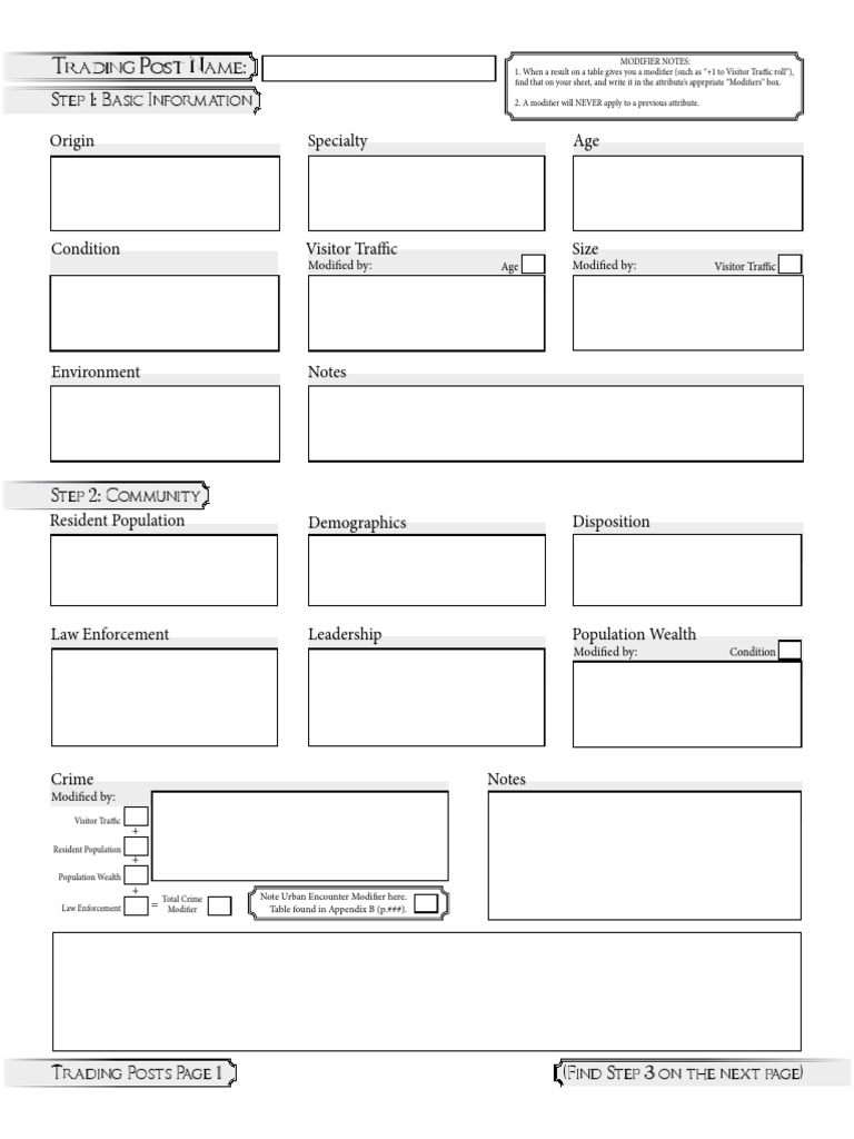 Modifier Notes: Trading Post Name - A Guide to Tracking Modifiers and ...
