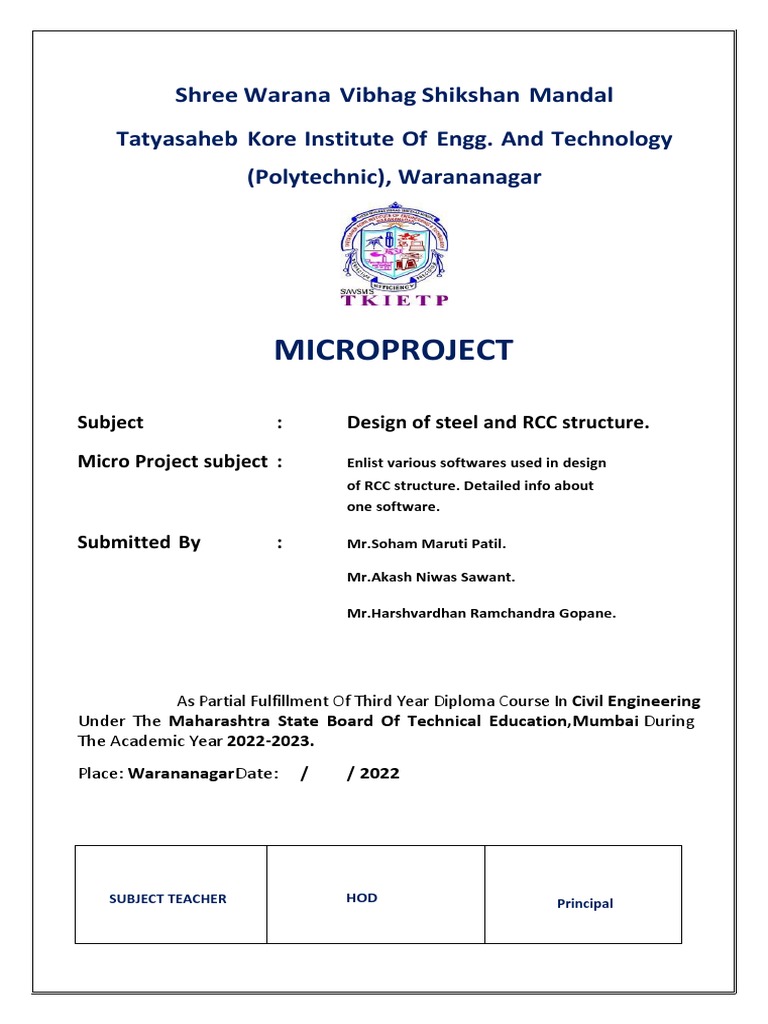 Microproject DSR | PDF | Autodesk Revit | Computer Science