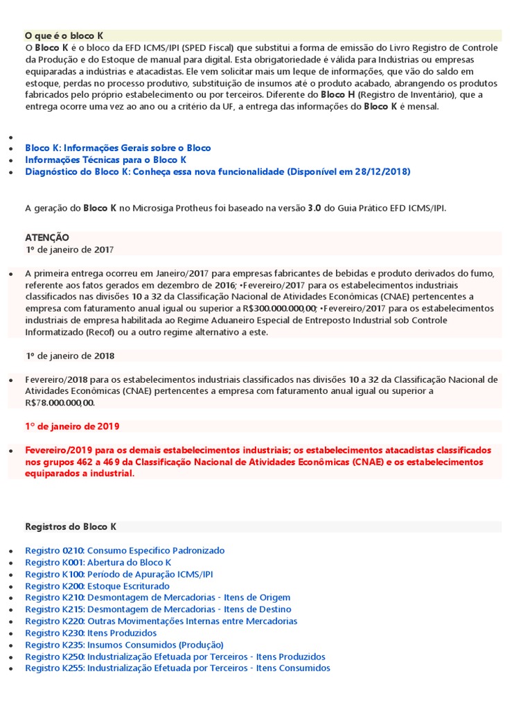 Entendendo o Bloco K: Informações Técnicas e Registros para o Controle ...