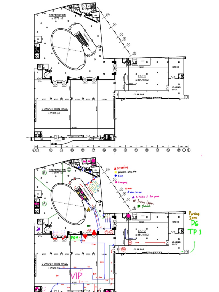 PDF Denah Layout TP Convention Hall | PDF