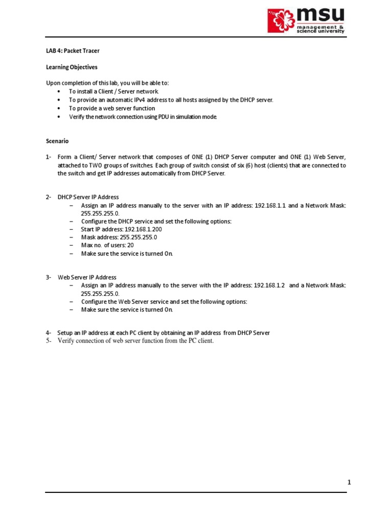 Lab Exercise 4 | PDF Lab Exercise 4 | PDF