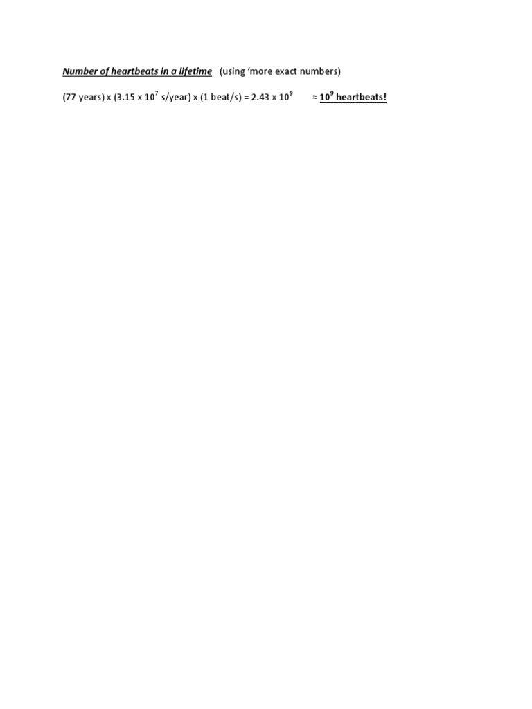 Fermi Question WS Show Work | PDF
