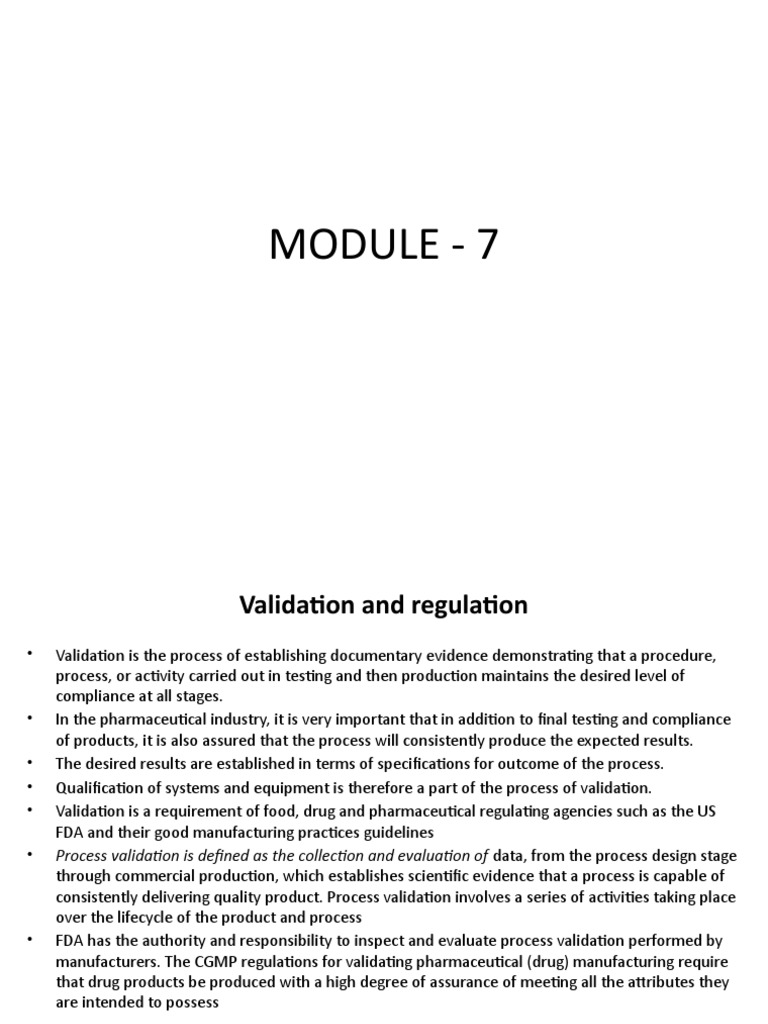 Process Validation and Drug Quality: Ensuring Consistent Manufacturing Through Effective Process ...