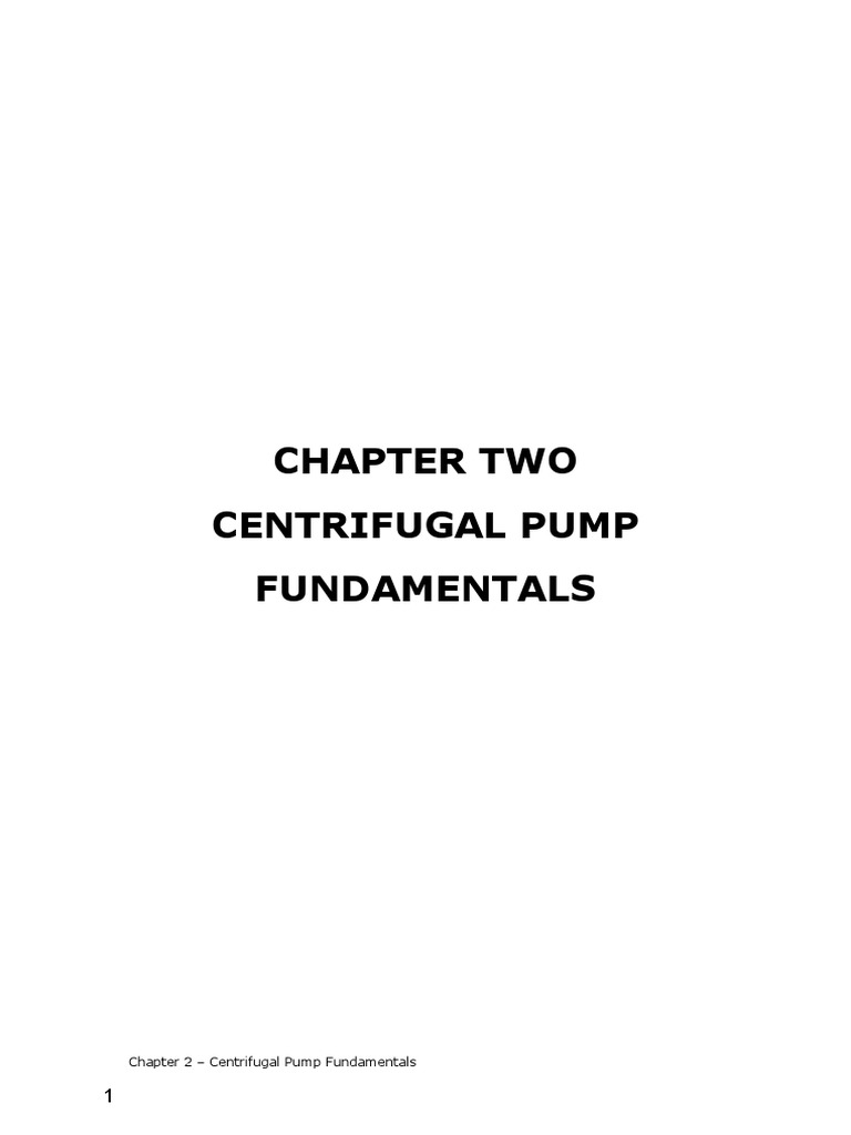 Pump Course Material Chapter 2 | PDF | Pump | Gases
