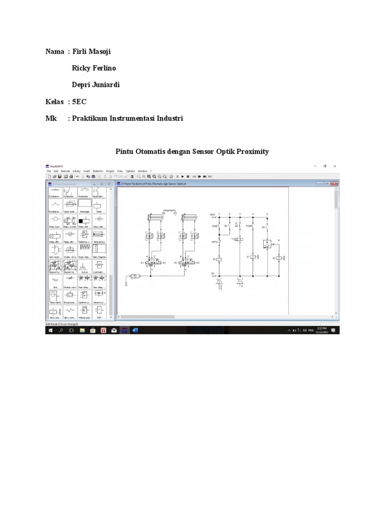Pintu Otomatis Dengan Sensor Optik | PDF | Teknologi & Rekayasa