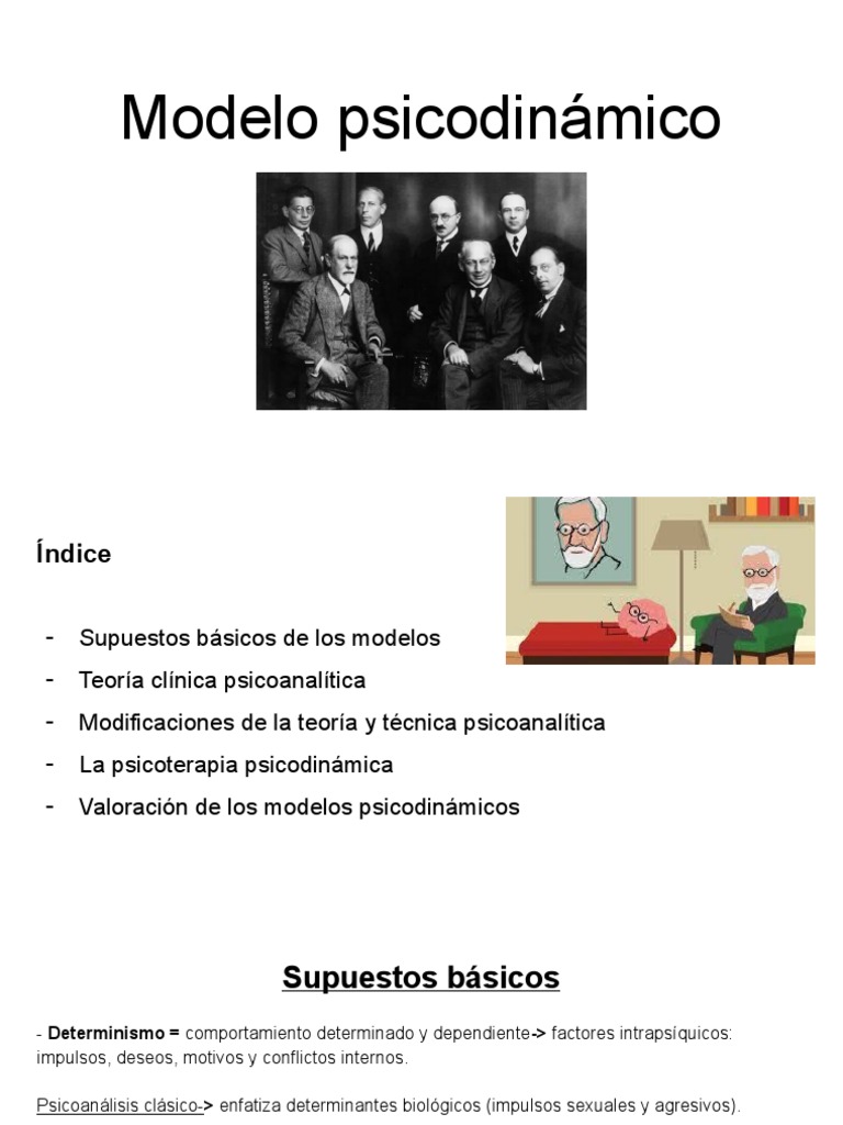 Modelos psicodinámicos: Supuestos, teoría y aplicaciones de la ...
