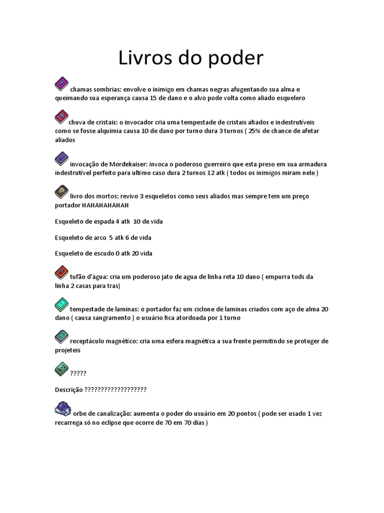 Livros Do Poder | PDF