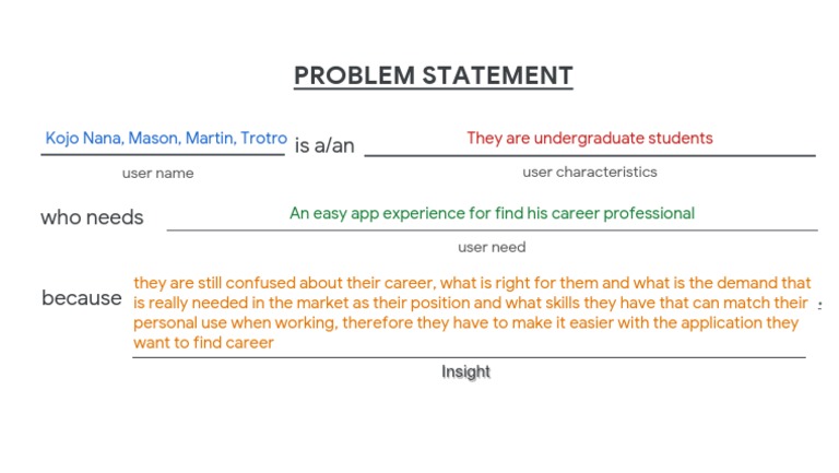 Problem Statement Template | PDF