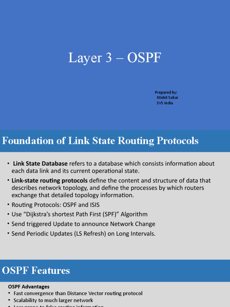 NB - Layer 3 - OSPF | PDF | Routing | Telecommunications