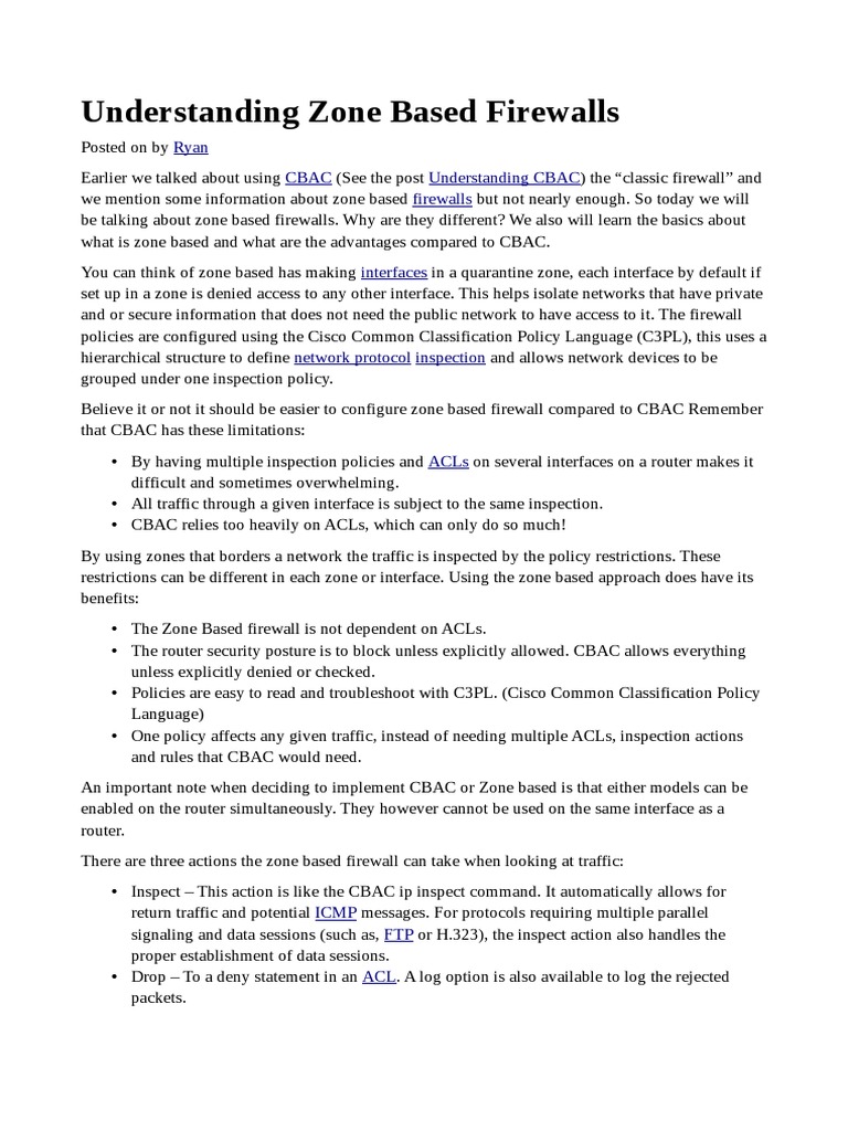 Mikrotik Zone Based Firewall Pdf Computer Network Router Computing