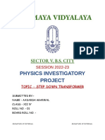 Physics Project Cover Pages | PDF