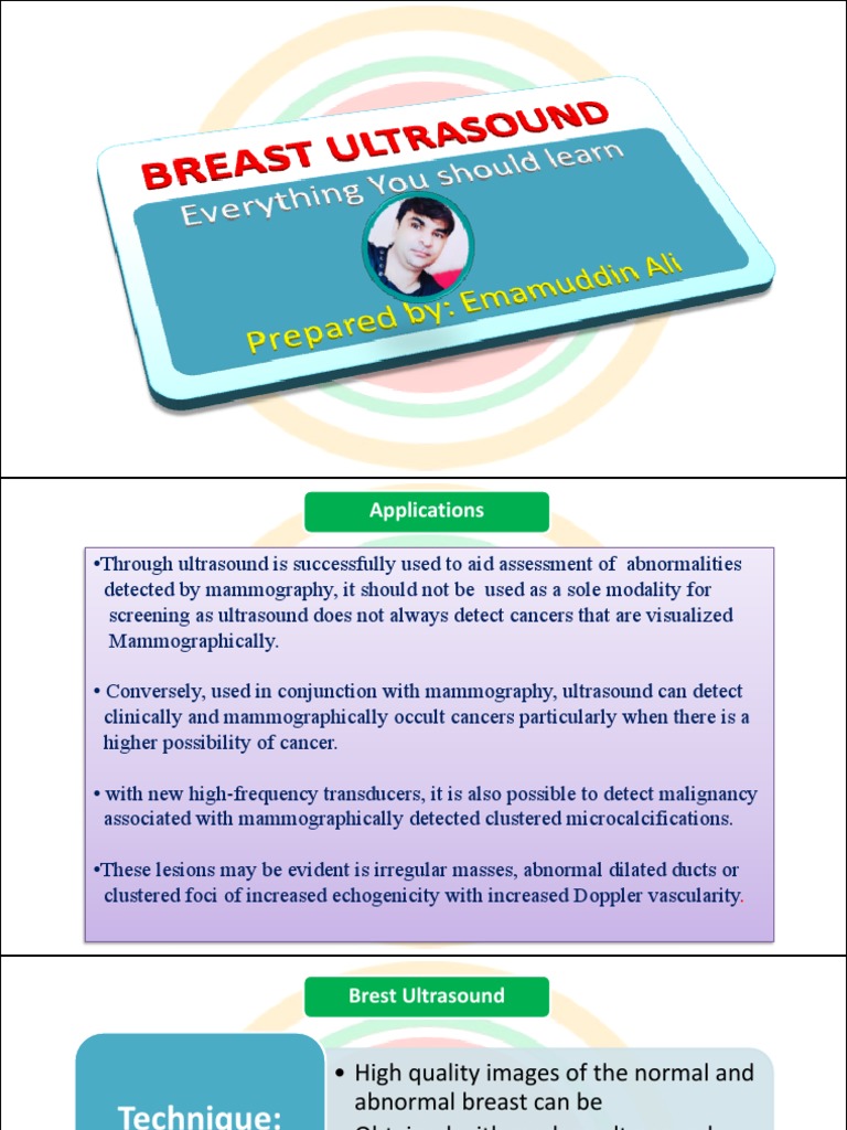 Breast Presentation | PDF | Mammography | Breast Cancer