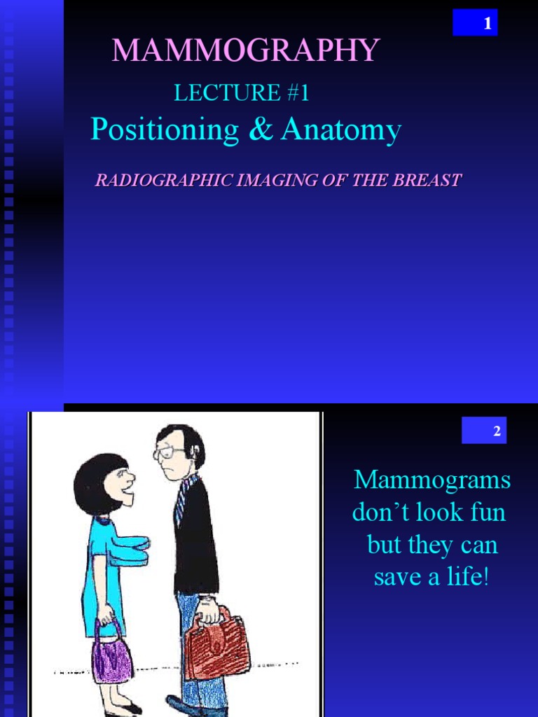 Breast Imaging Mammography 1 and Anatomy | PDF | Breast | Mammography