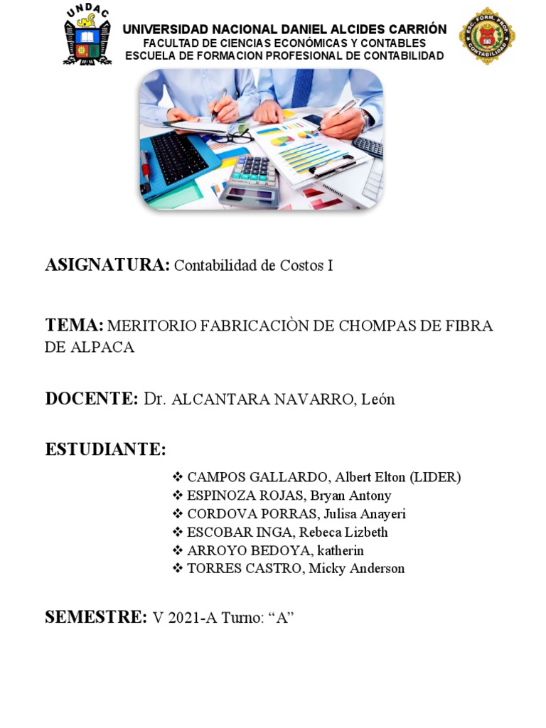 Meritorio de Costos I | Descargar gratis PDF | Contabilidad | Corporaciones