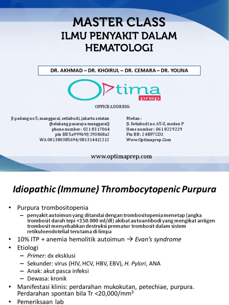 IPD - Hematologi | PDF