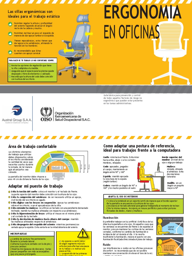 Ergonomia en Oficinas | PDF | Factores humanos y ergonomía