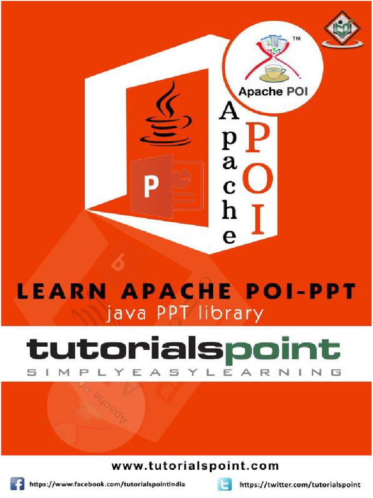 Apache Poi Ppt Tutorial | PDF | Java (Programming Language) | Microsoft Excel