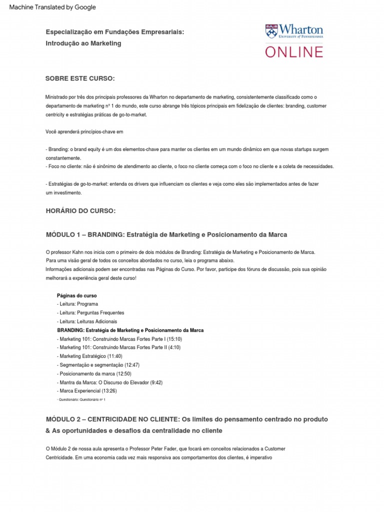 ETB4lBUOSwqweJQVDqsK2Q Intro To Marketing v2 Syllabus V2.0 | PDF