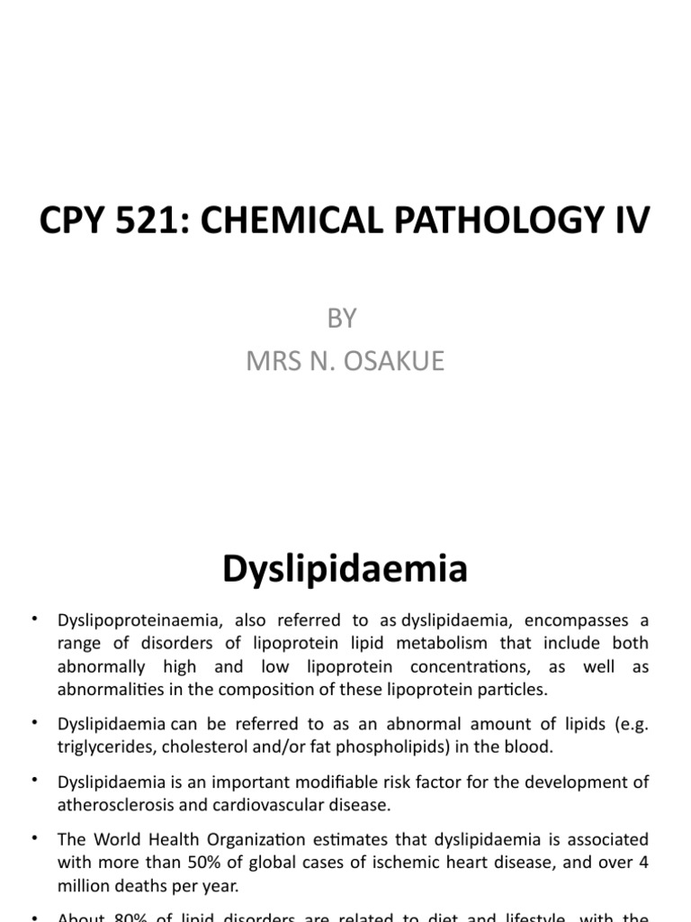 Cpy 521 Lecture Notes | PDF | Diseases And Disorders | Clinical Medicine