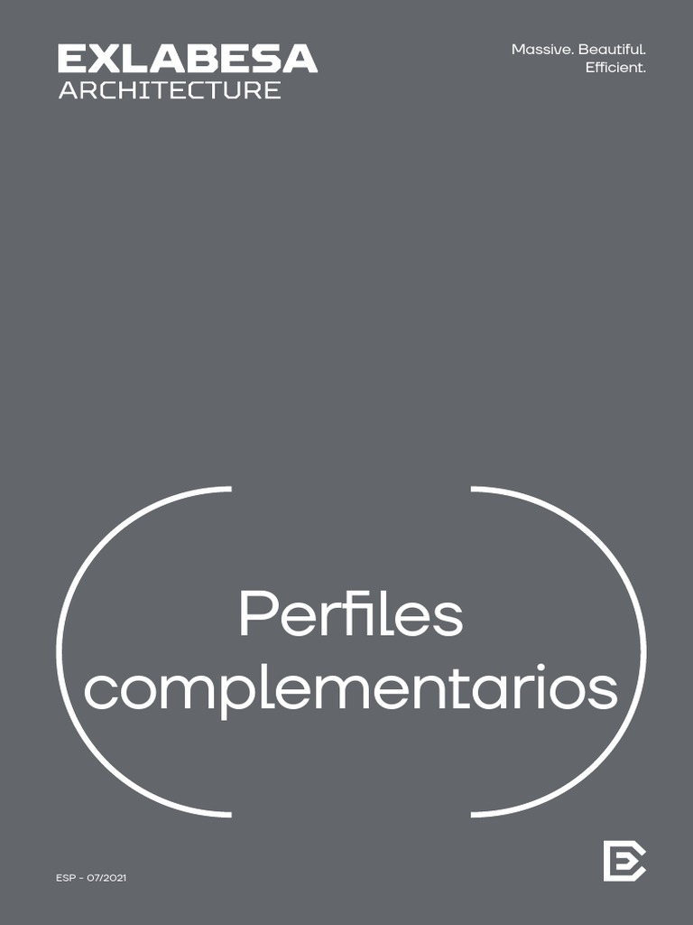 EXLABESA Perfiles Complementarios | PDF | Ventana | Ingeniería de Edificación