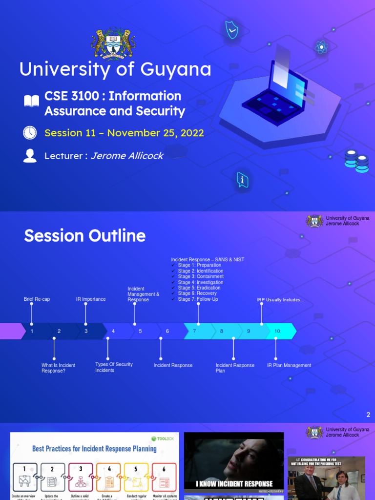 CSE3100 - Session11 | PDF | Security | Computer Security