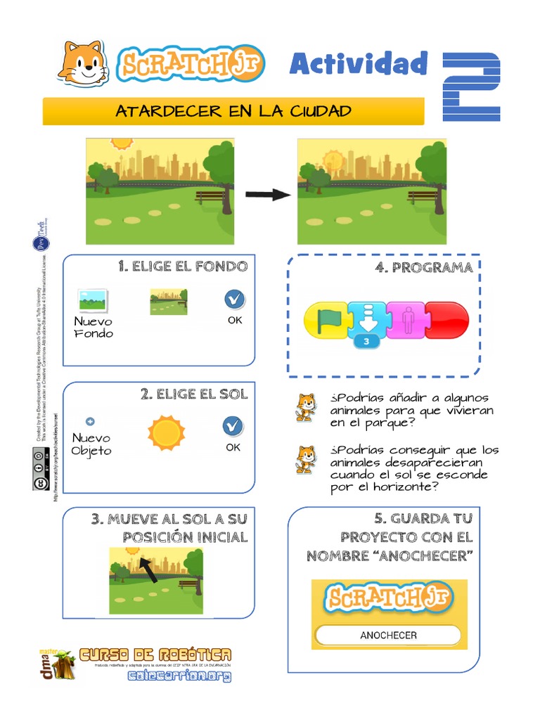 Fichas Scratch JR 2 | PDF
