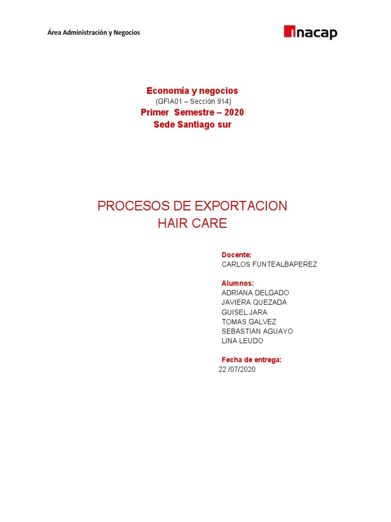 Proceso de Exportacion | PDF | aduana | Perú