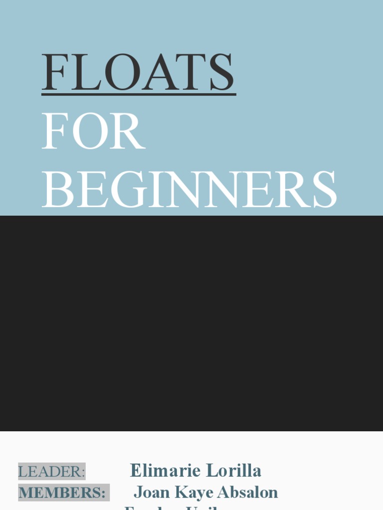 Float Report | PDF | Foreign Language Studies