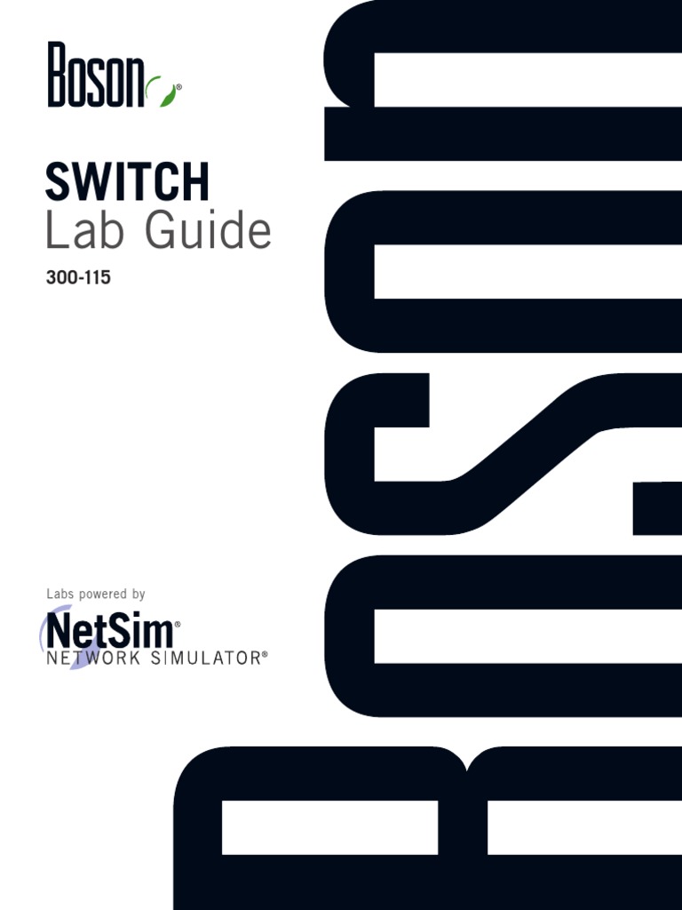 Sample SWITCH Labs | PDF | Ip Address | Computer Network