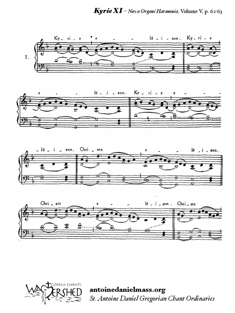 Messe XI Orgue | PDF