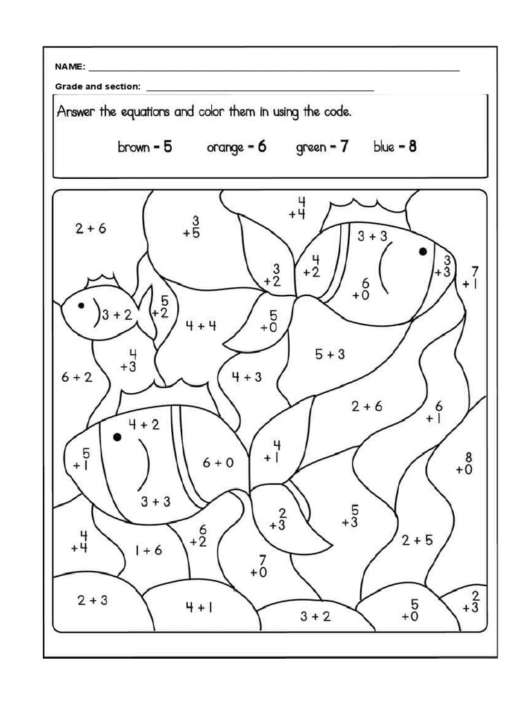 Coloring Activity | PDF
