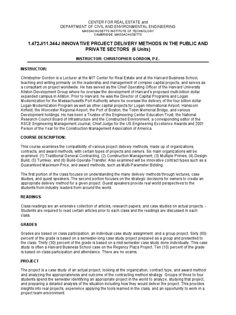 11 344-Syllabus | PDF | Harvard University | Massachusetts Institute Of ...
