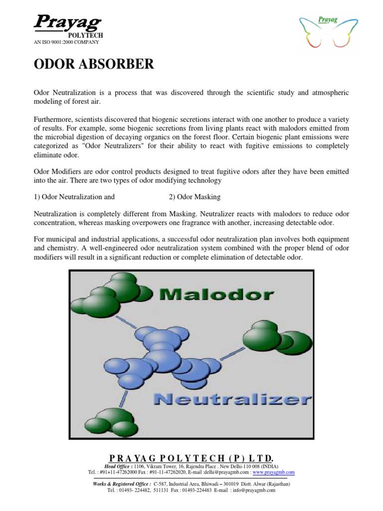 Odor Absorber Making Description | PDF | Odor | Polyethylene