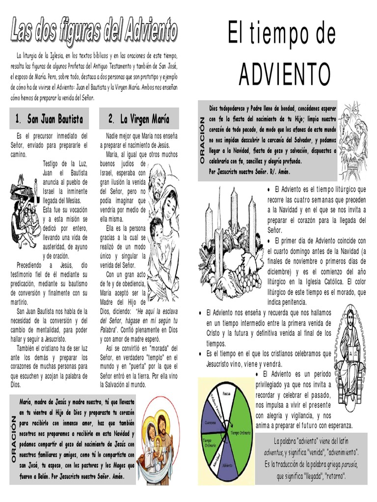 El Tiempo de ADVIENTO | PDF | María, madre de Jesús | Adviento