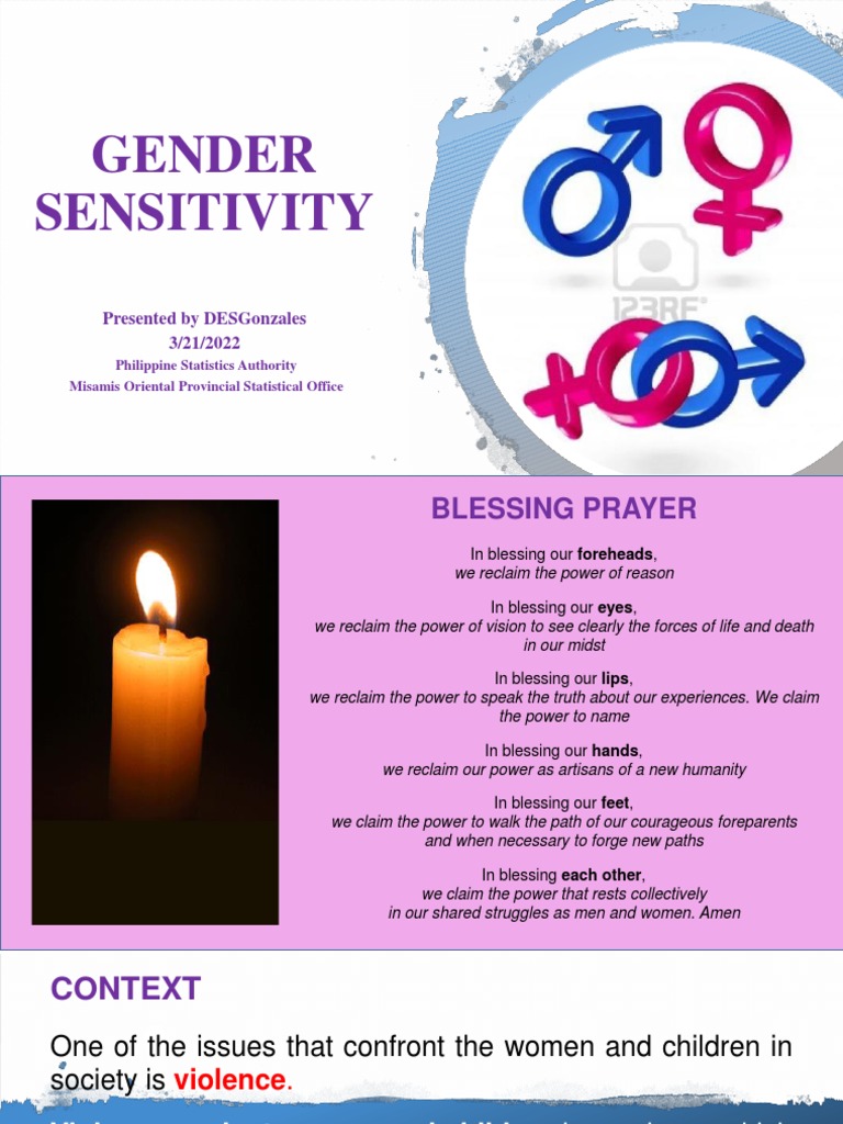 PSA - Gender Sensitivity and RA 9170 | PDF | Reproductive System ...