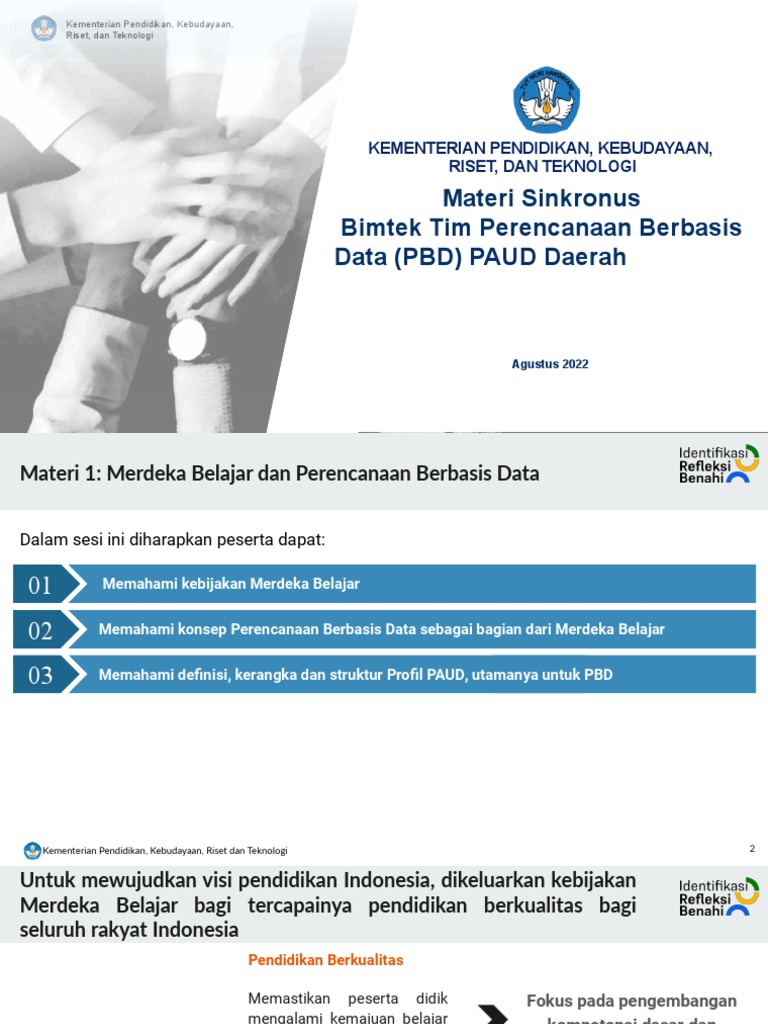 Merdeka Belajar, PBD Dan Rapor Pendidikan | PDF