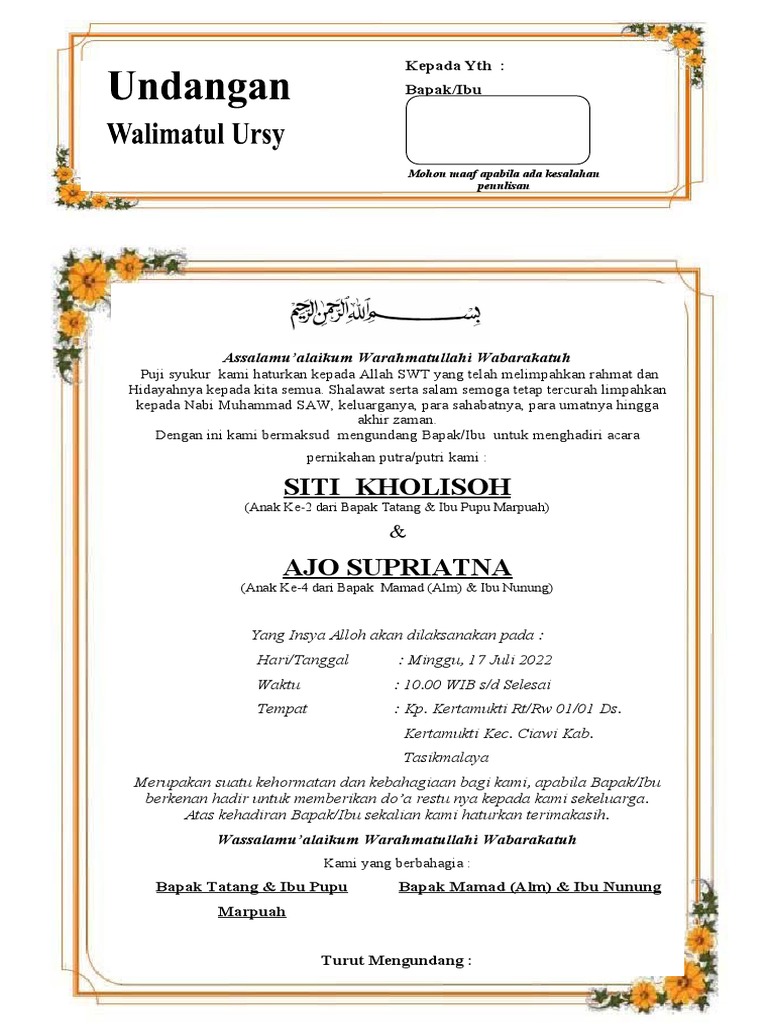 Uleman Nikahan | PDF