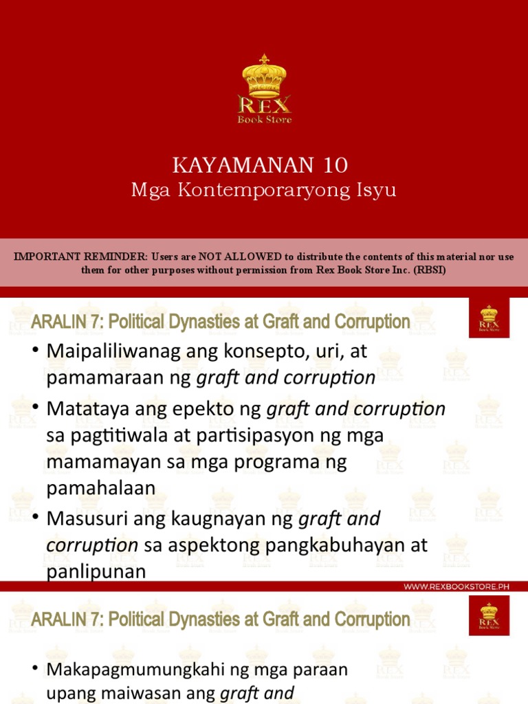 Kayamanan 10 Aralin 7 | PDF