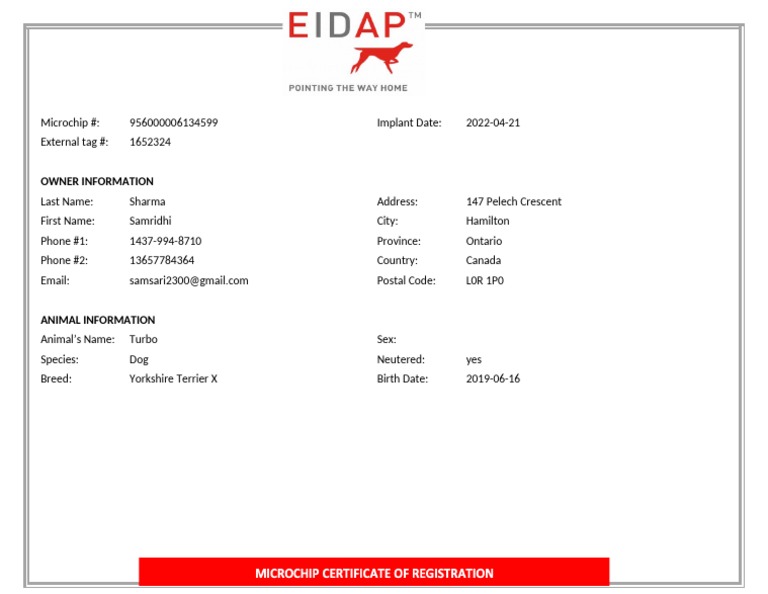 Microchip Certification | PDF