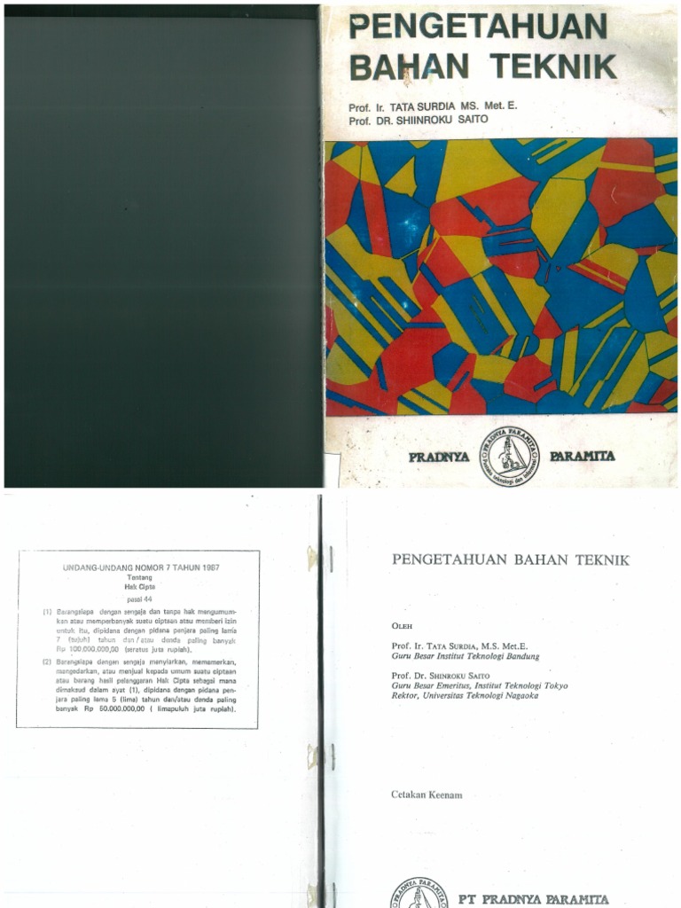 Modul - Pengetahuan Bahan Teknik - 1 | PDF